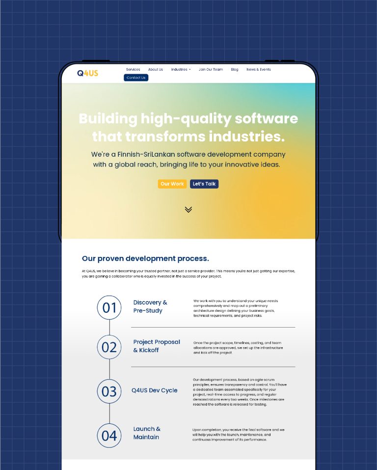 Q4US – Website Development – CADD IMPACT